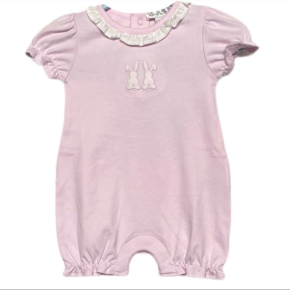 Kissy Kissy | One Pieces | Kissy Kissy Pink Short Playsuit Onesie ...